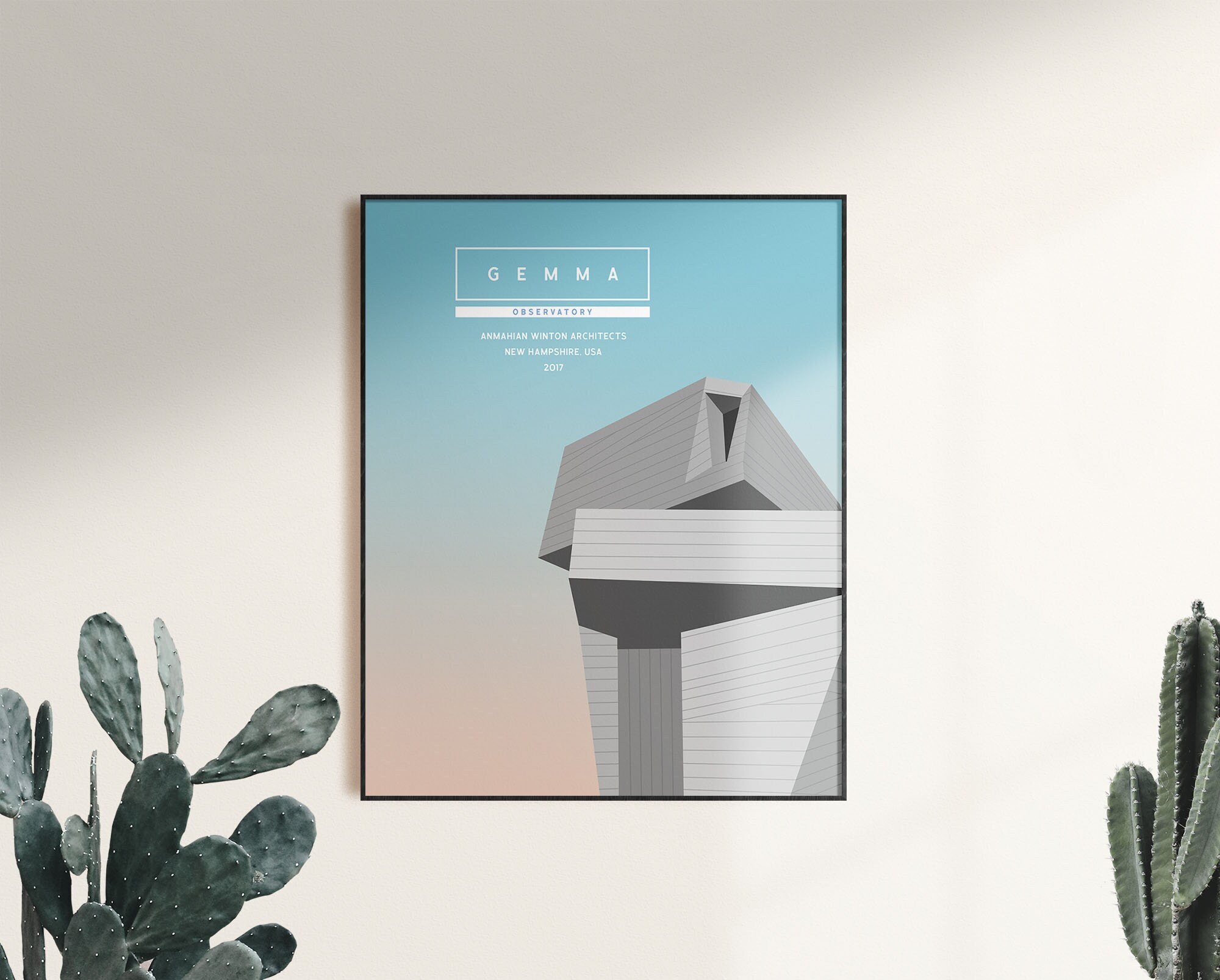 Gemma Observatory, Art Print, Modern Architecture, Observatory ...