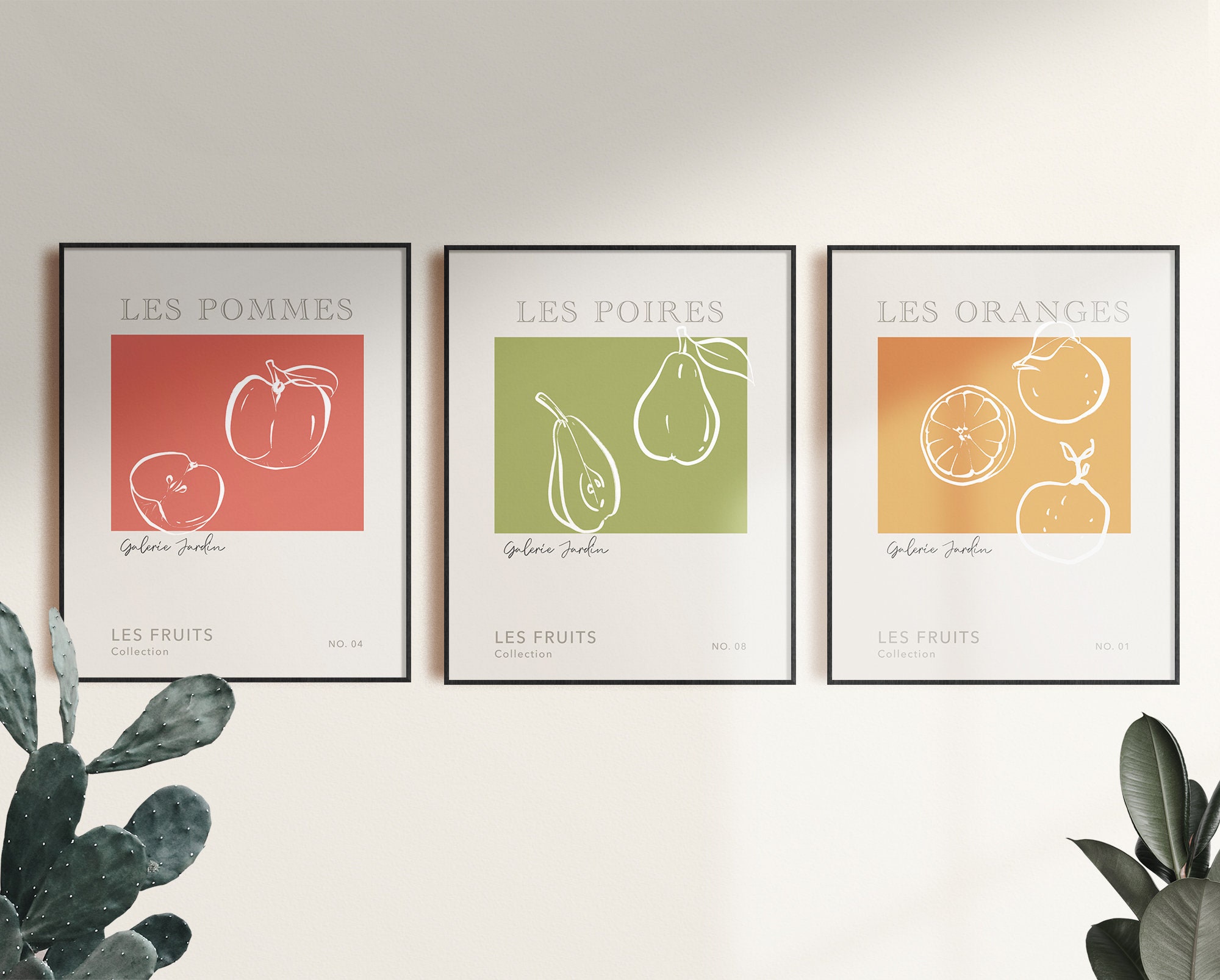 Citrus Posters 3 Prints Kitchen Prints Fruits Poster Set - Etsy