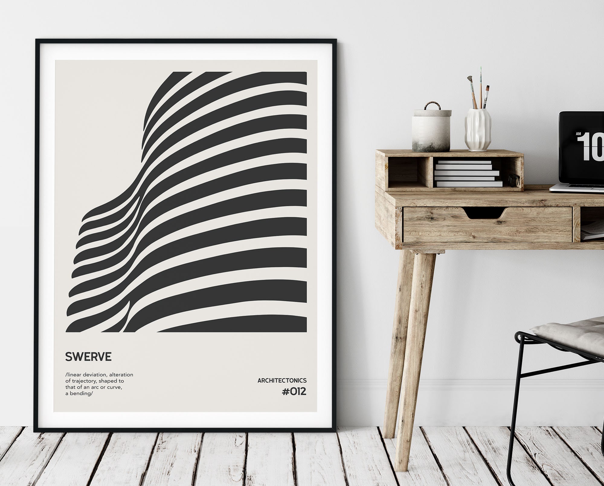 Swerve, Architecture Print, Geometric Shapes, Modern Architecture, Mid ...