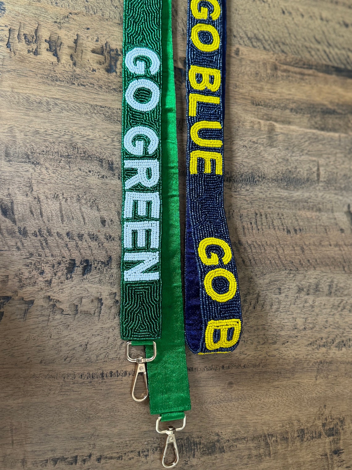 Stadium Strap, Gameday Bag, Beaded Strap, Graduation Gift, Michigan ...