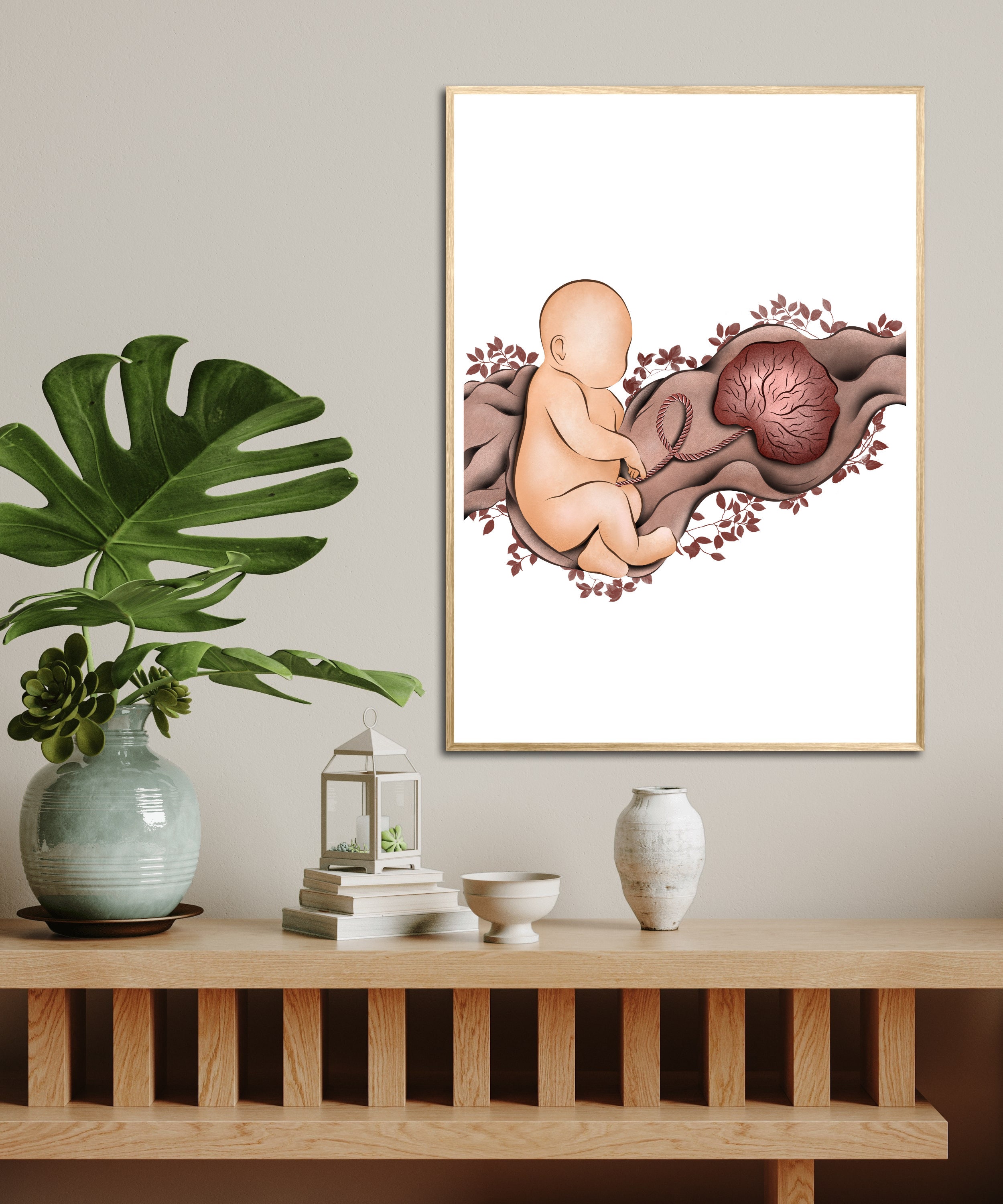 Bebé Lotus Ilustración PNG Deja Placenta Doula Partera Maternidad ...