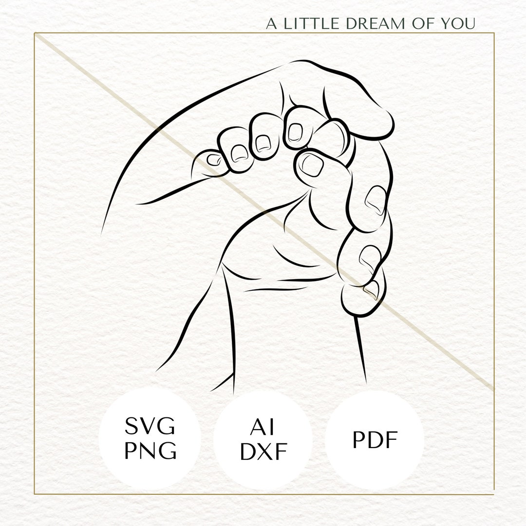 Hand Baby | SVG PNG Ai Dxf Pdf | Clipart/vector Files | Creations ...