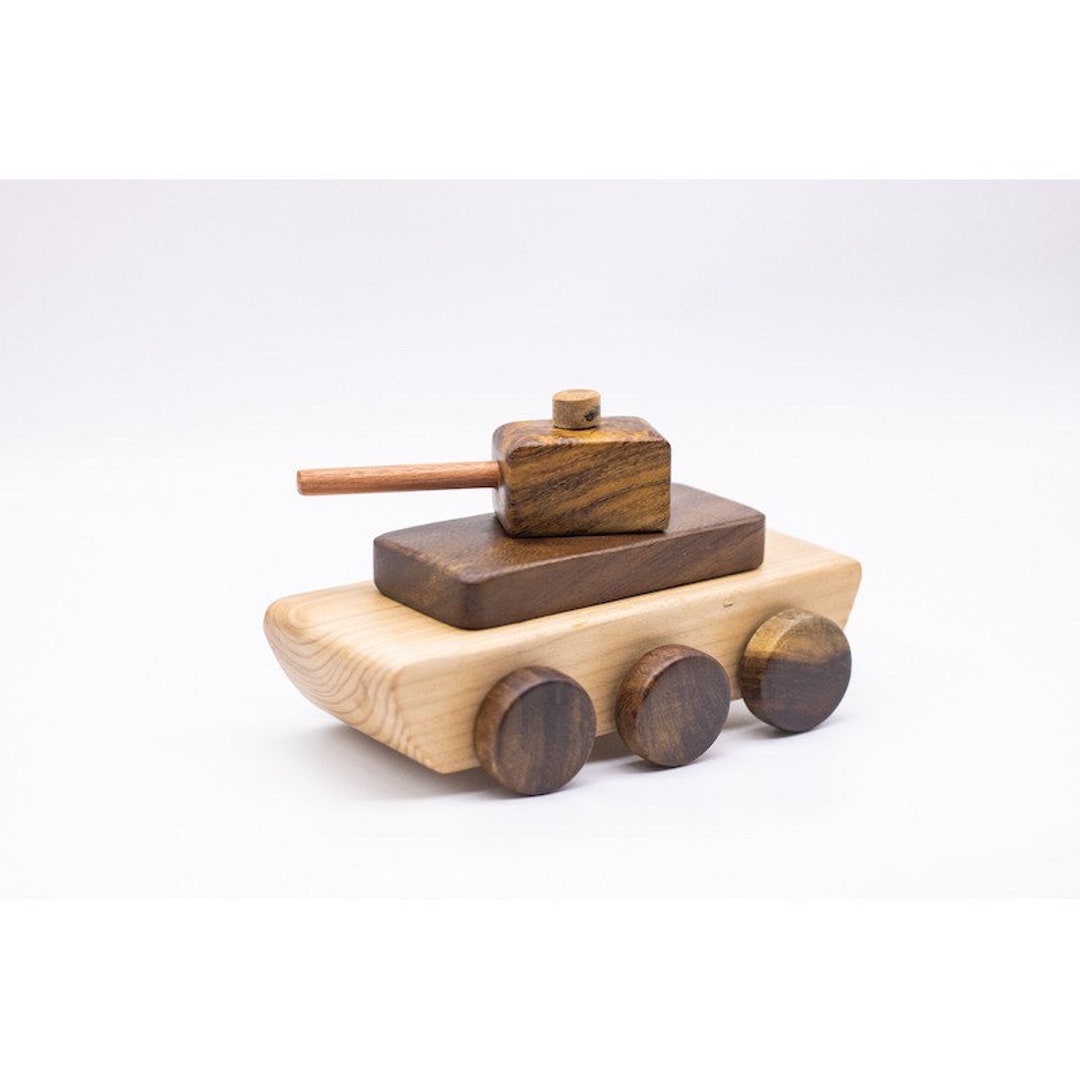 Tank Wooden Toy Wooden Truck Wooden Car Wooden Tank Tanker Toy for Baby ...