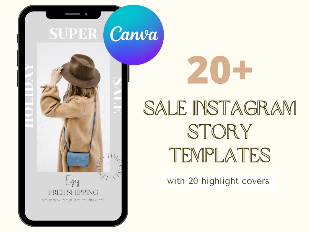 MULTIPURPOSE SALE Instagram Story Template FREE Highlight Cover ...