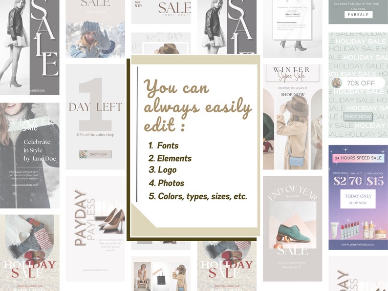 MULTIPURPOSE SALE Instagram Story Template FREE Highlight Cover ...