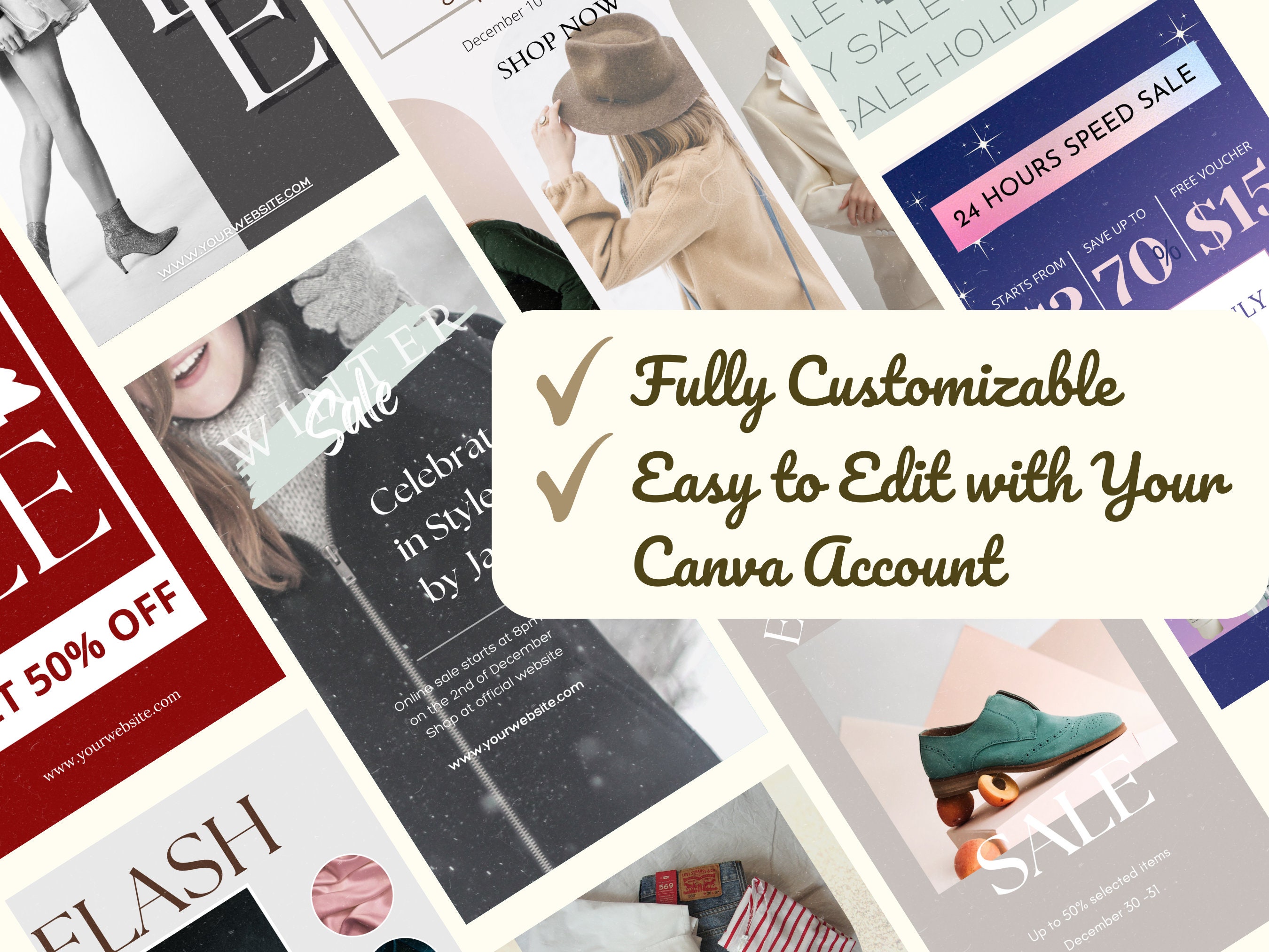 MULTIPURPOSE SALE Instagram Story Template FREE Highlight Cover ...