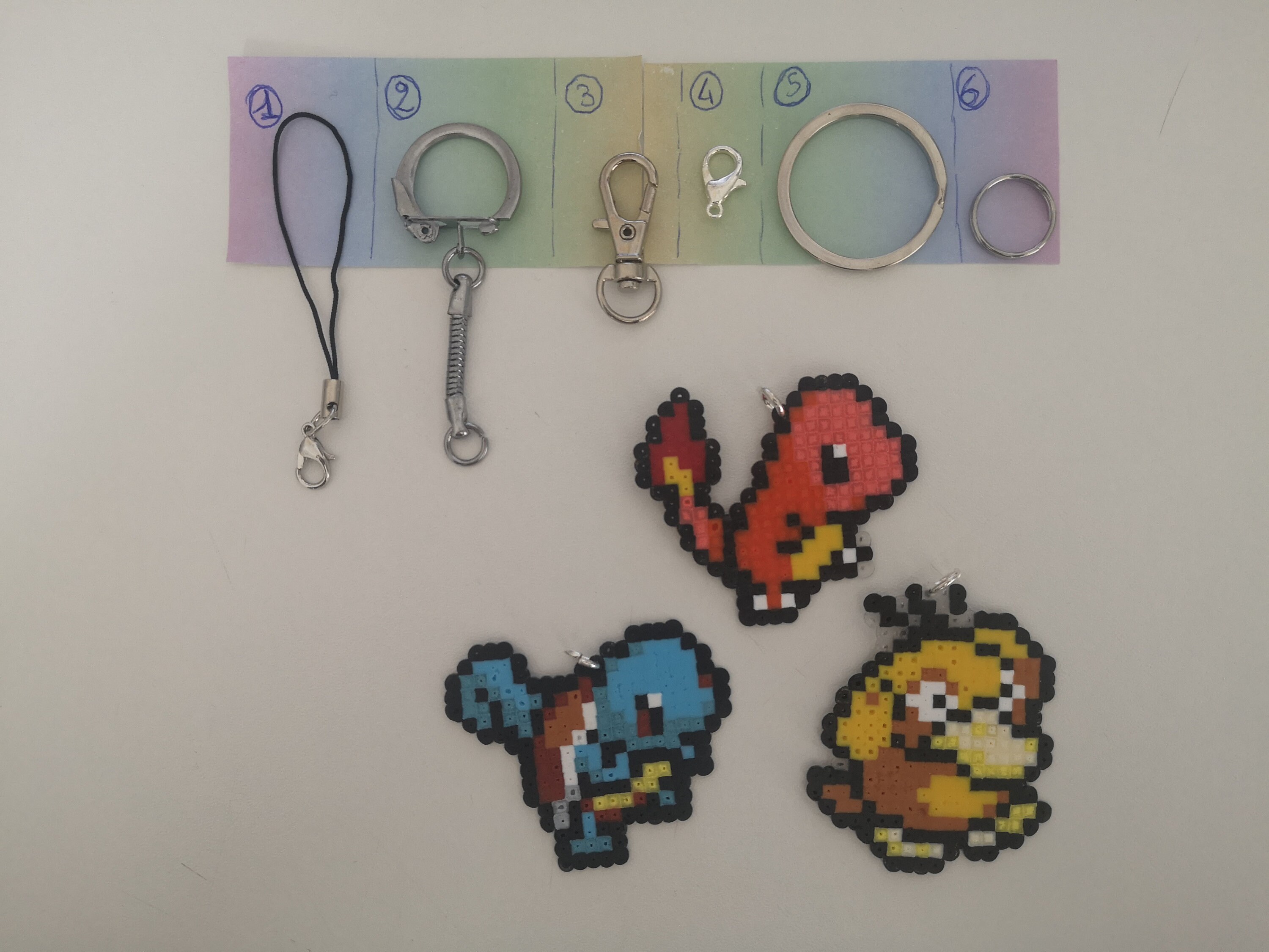 Pokemon Key Ring HAMA Beads - Etsy