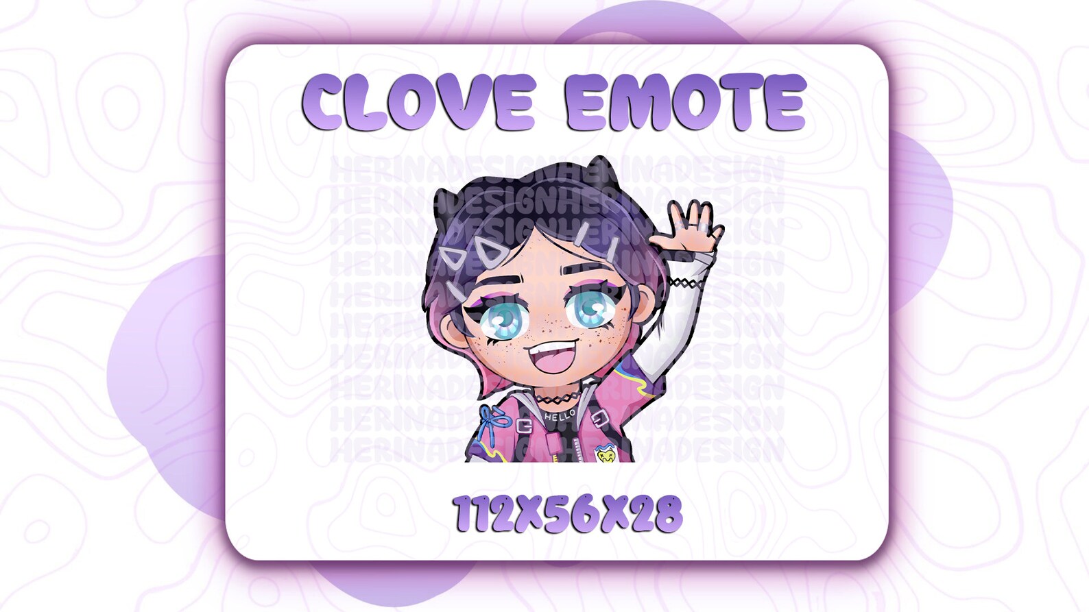 Clove Valorant Emote Custom Twitch, Youtube & Discord Emotes Stream ...