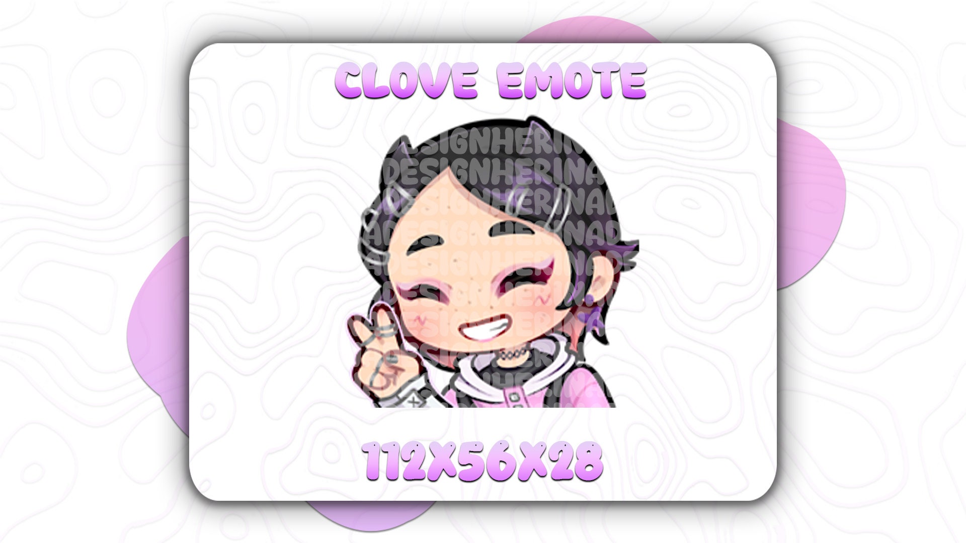 Clove Valorant Emote | Custom Twitch, Youtube & Discord Emotes | Stream ...