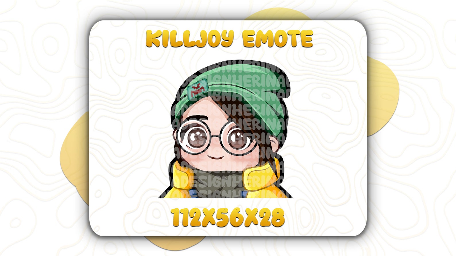 Killjoy Valorant Emote | Custom Twitch, Youtube & Discord Emotes ...