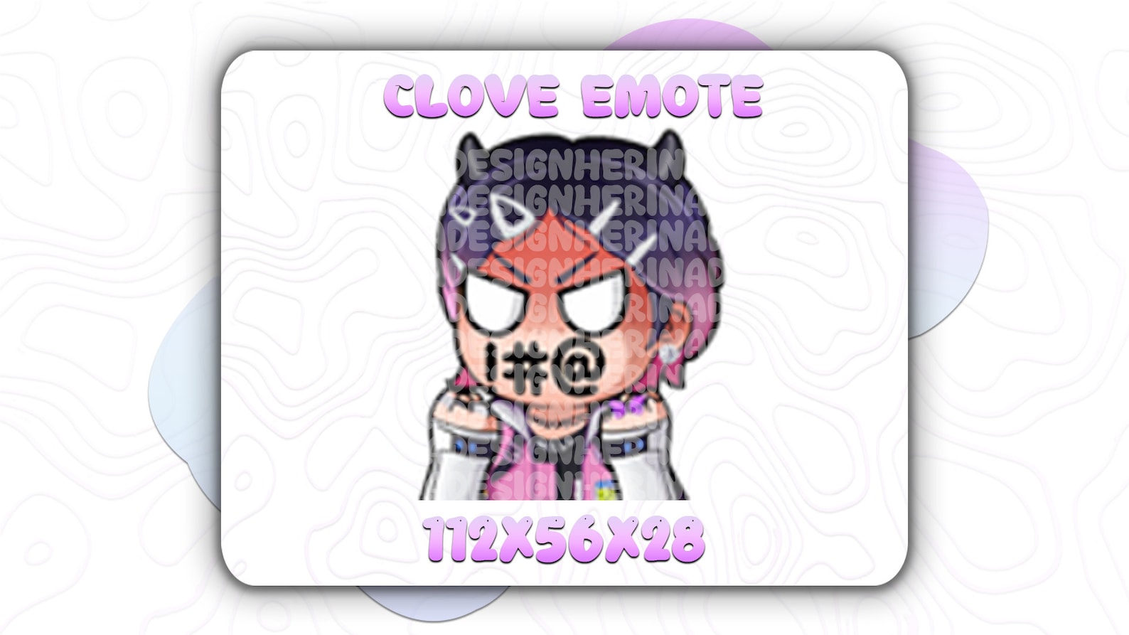 Clove Valorant Emote | Custom Twitch, Youtube & Discord Emotes | Stream ...