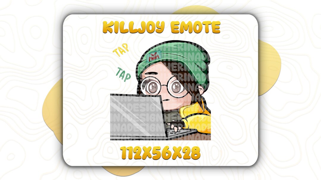 Killjoy Valorant Emote | Custom Twitch, Youtube & Discord Emotes ...