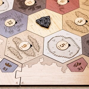 Custom Settlers Game Board Hand Made Wood 2-4 or 4-6 Player - Etsy