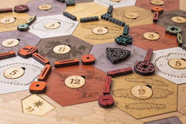 Custom 3D Print, Magnetic Game Board for Settlers of Catan - Etsy Canada