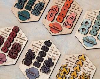 Custom Settlers Game Board Hand Made Wood 2-4 or 4-6 Player - Etsy