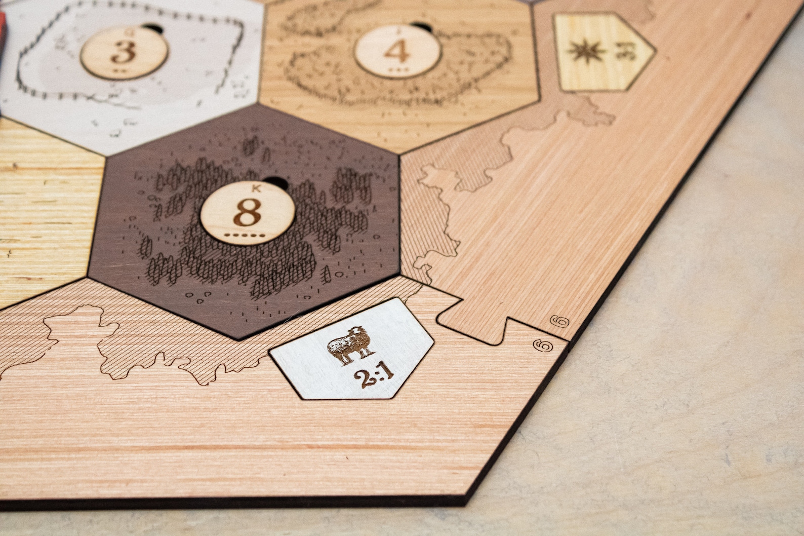 Custom Settlers Game Board Hand Made Wood 2-4 or 4-6 - Etsy