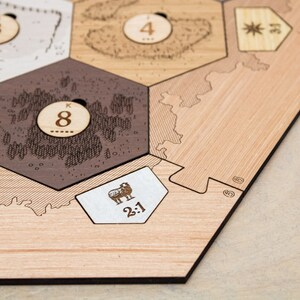 Custom Settlers Game Board Hand Made Wood 2-4 or 4-6 Player - Etsy