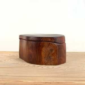 California Redwood Burlwood Box - Signed - Etsy