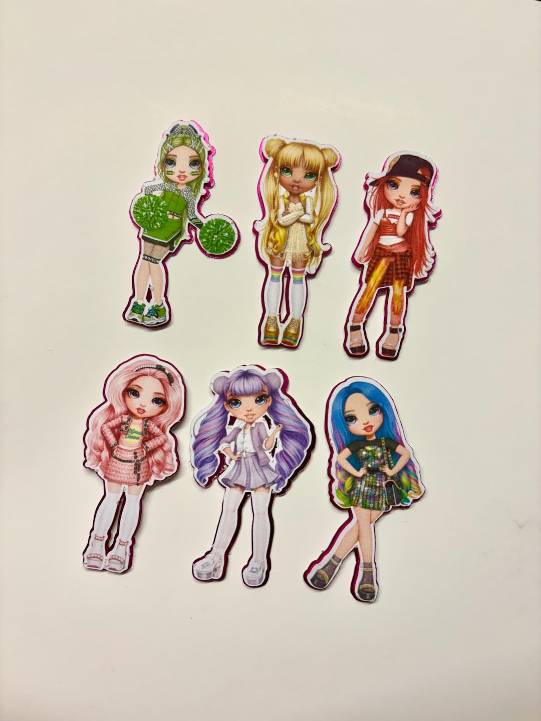 Rainbow High Cake / Cupcake Toppers - Etsy UK