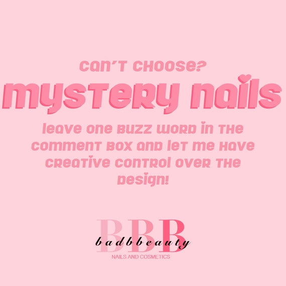 Mystery Nails Mystery Box Surprise Nails Gift Pamper Night - Etsy