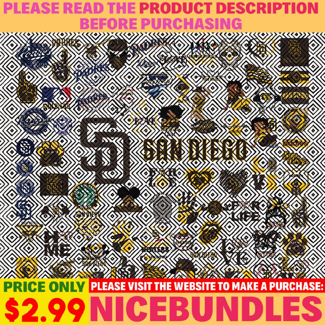 81 Files San-diego-padres Baseball Team Svg San-diego-padres - Etsy