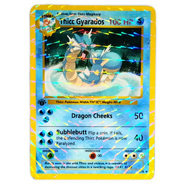Gyarados Card - Etsy