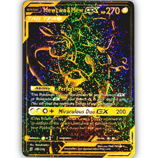 Mewtwo Card Holo - Etsy