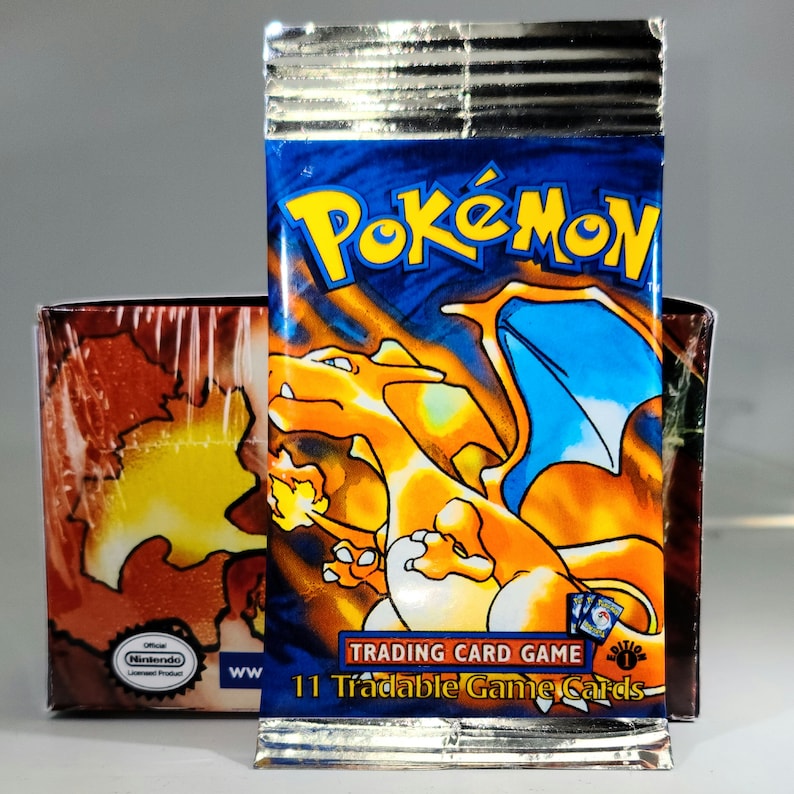1st Edition Shadowless Base Set Booster Packs Charizard - Etsy