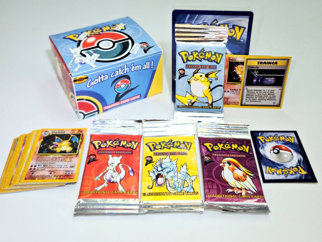 Pokemon Base Set 2 Booster Box W/ 4 Sealed Booster Packs MINIATURE Made ...