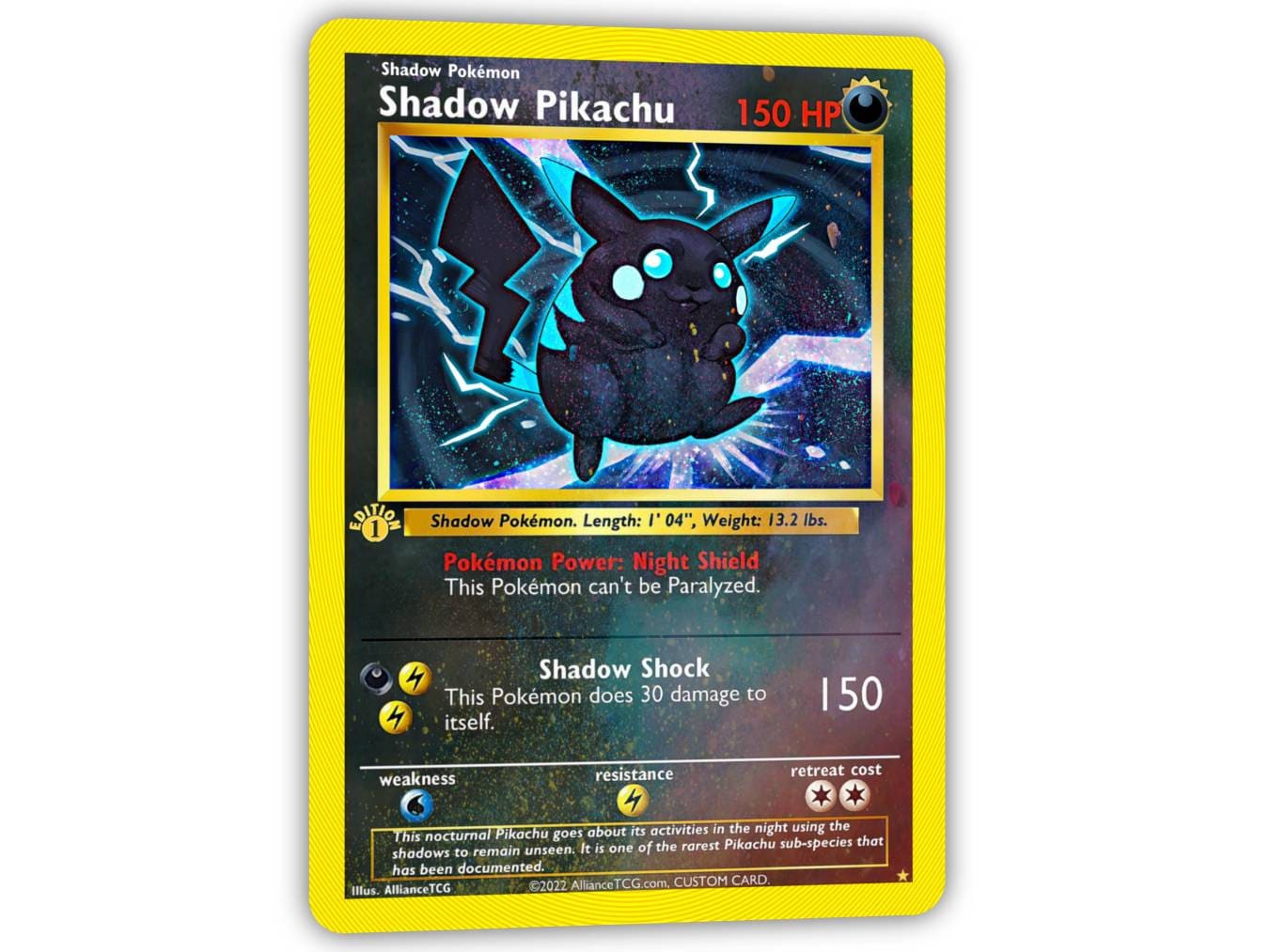 Shadow Pikachu Card Real