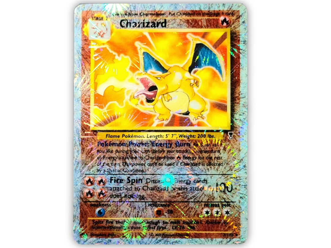 Charizard Legendary Collection 3/110 Reverse Holo Rare Card - Etsy