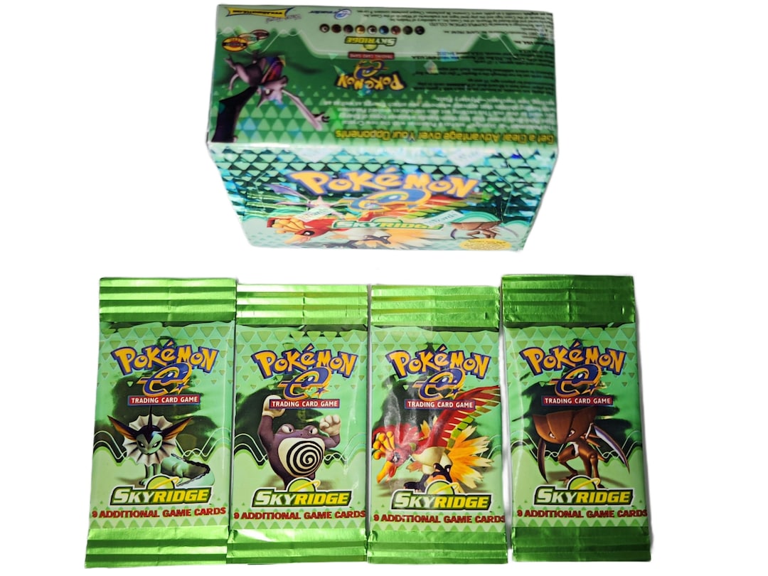 MINI Skyridge Booster Box W/ 4 Sealed Mini Skyridge Booster Packs - Etsy
