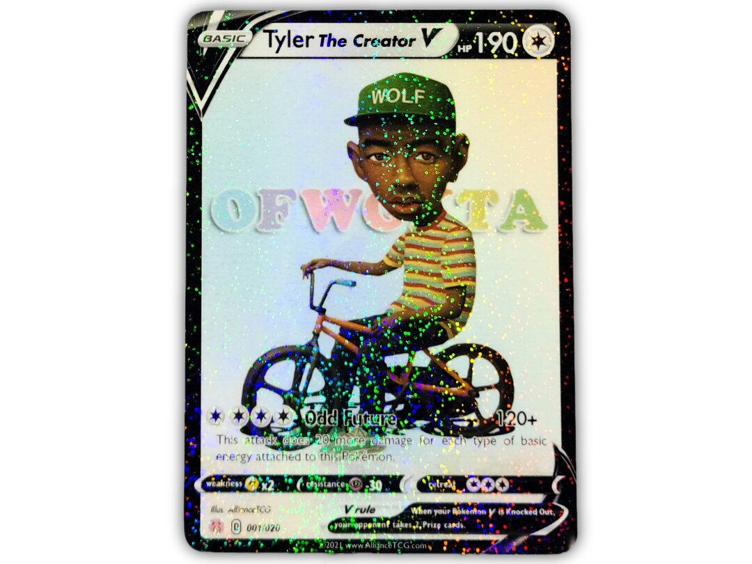 Tyler the Creator V Custom Full Art Holo Trading Card - Etsy