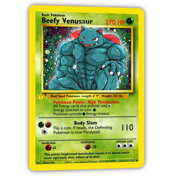 Shiny Venusaur Card