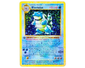 Blastoise Card - Etsy