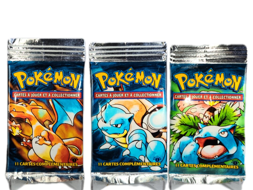 FRENCH 1st Edition Shadowless Base Set Booster Packs Set Sealed ...