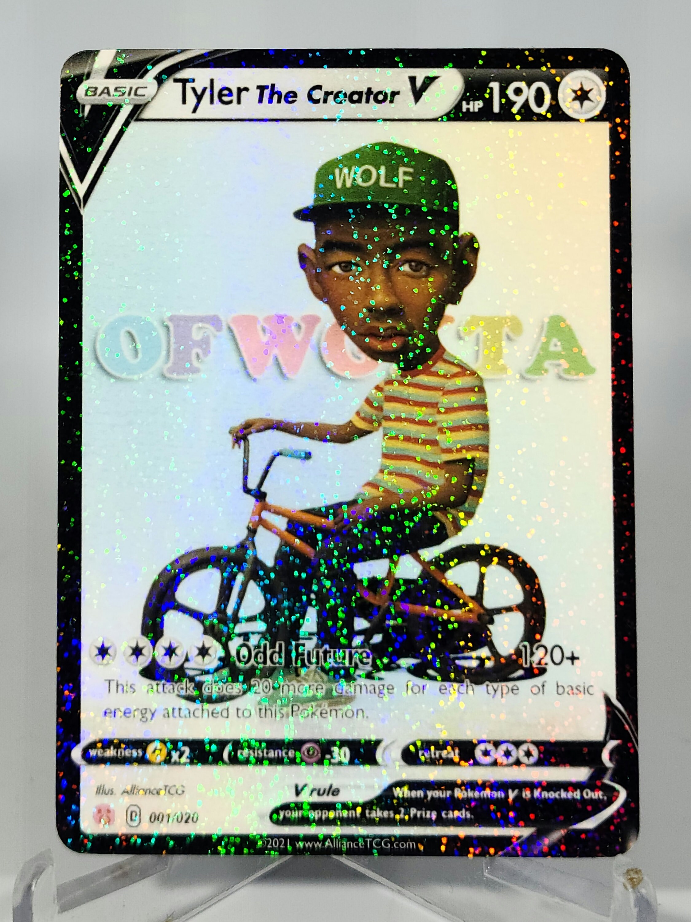 Tyler the Creator V Custom Full Art Holo Trading Card - Etsy