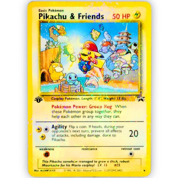 Pikachu and Friends Card - Etsy