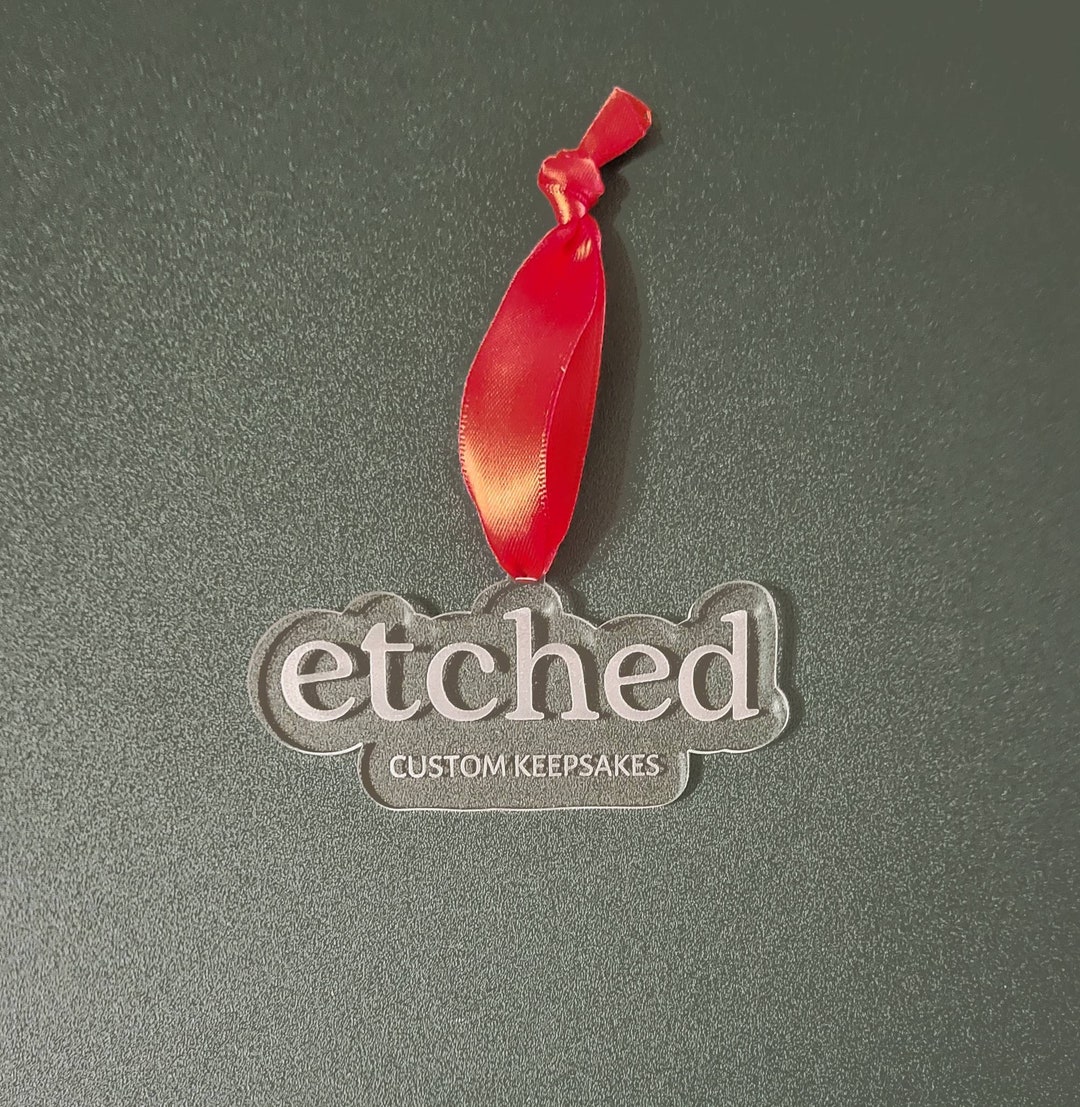 Custom Logo Ornament | Custom Acrylic Ornament | Corporate Christmas ...