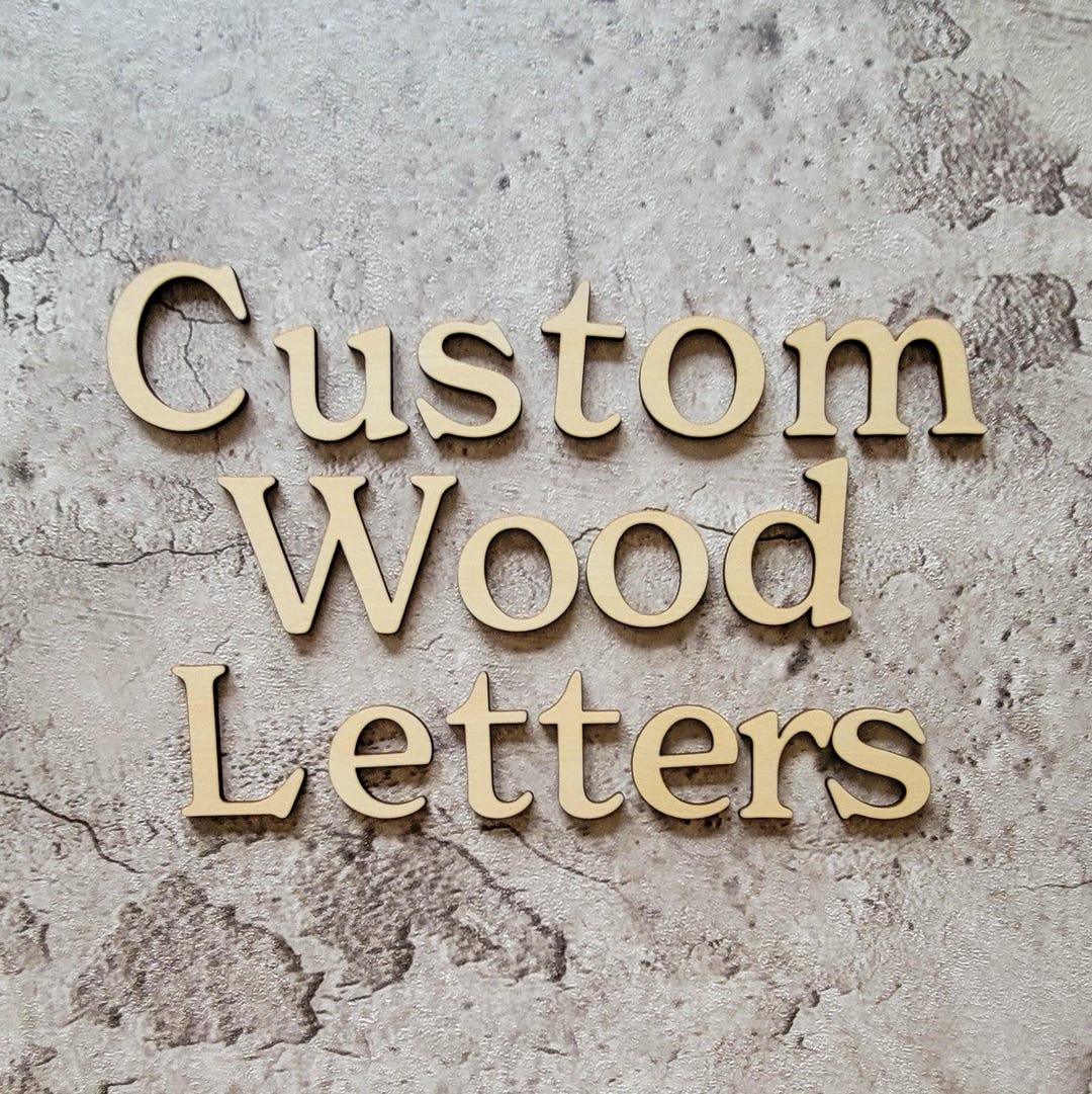Custom Wooden Letters | Wooden Name Sign | Nursery Name Sign ...