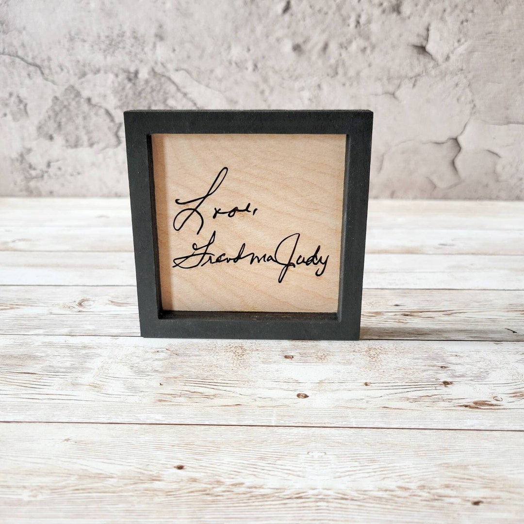 Custom Handwriting Sign | Memorial Gift | Signature Gift | Sympathy ...