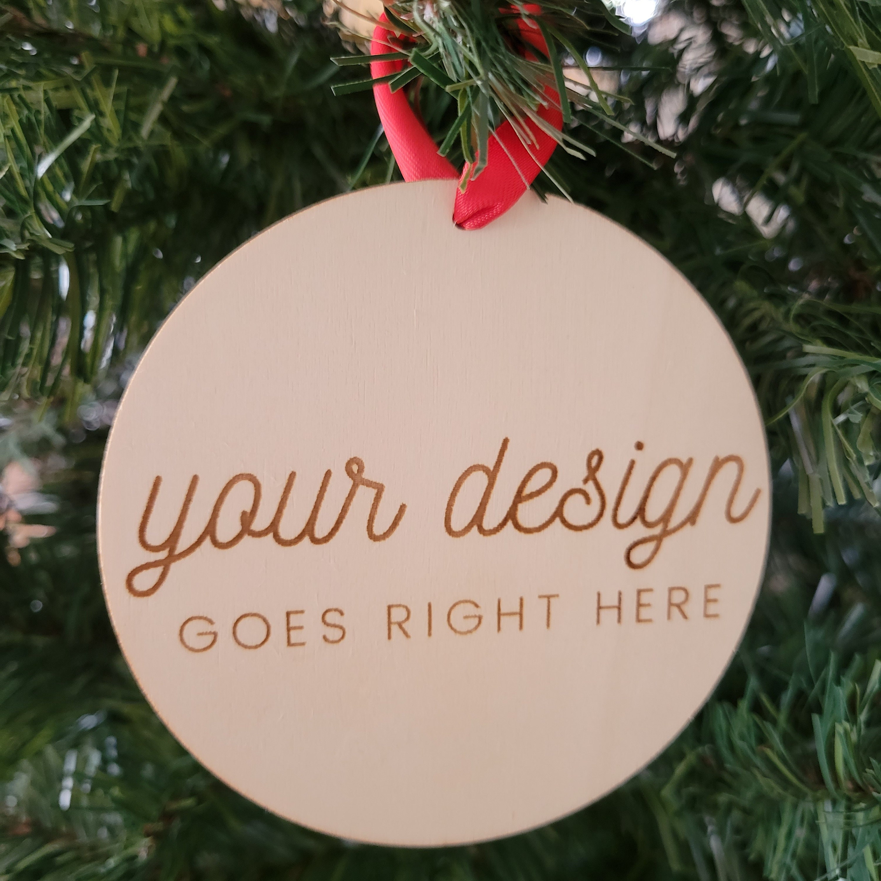 Design Your Own Christmas Ornament Custom Wooden Ornament - Etsy