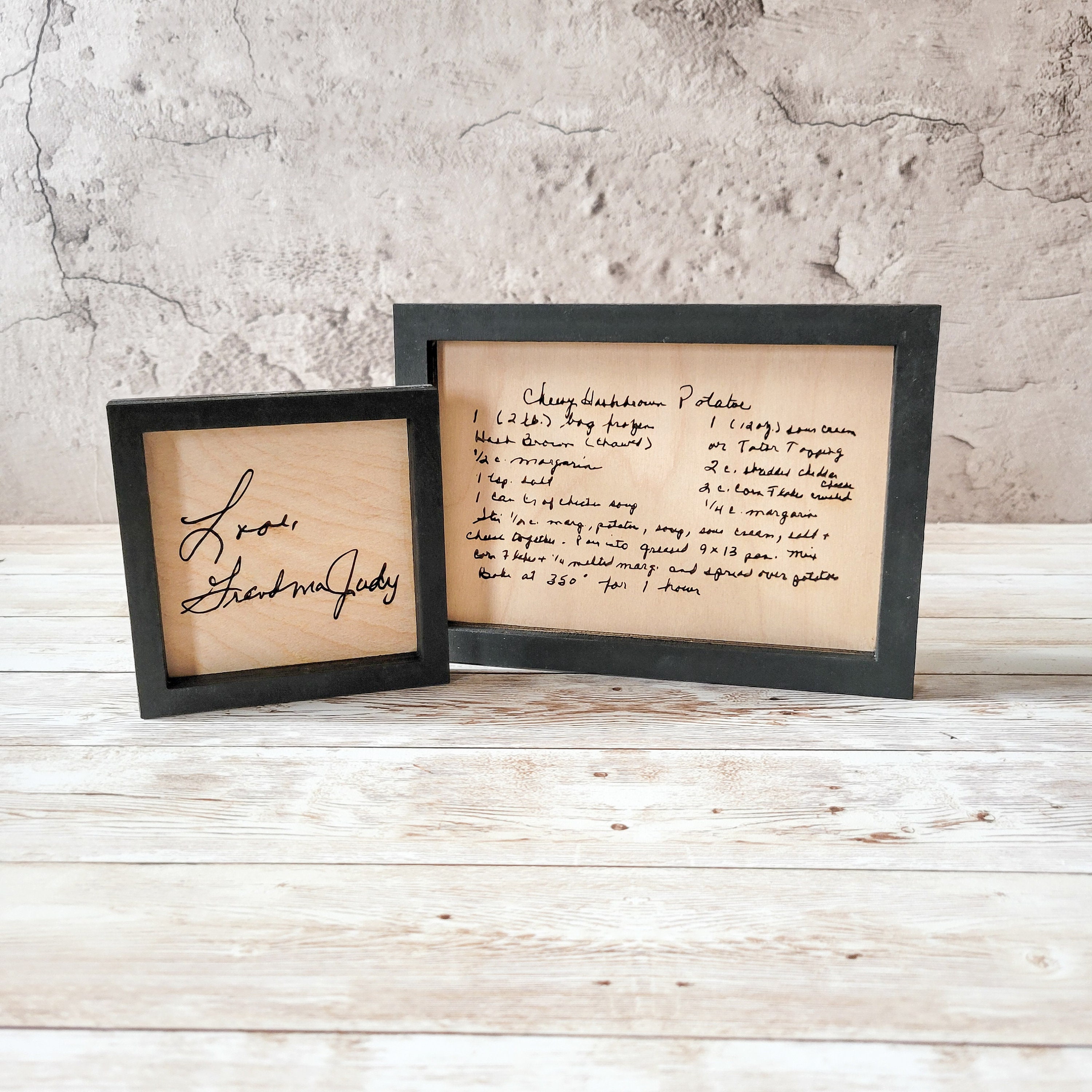 Custom Handwriting Sign Memorial Gift Signature Gift Sympathy Keepsake ...