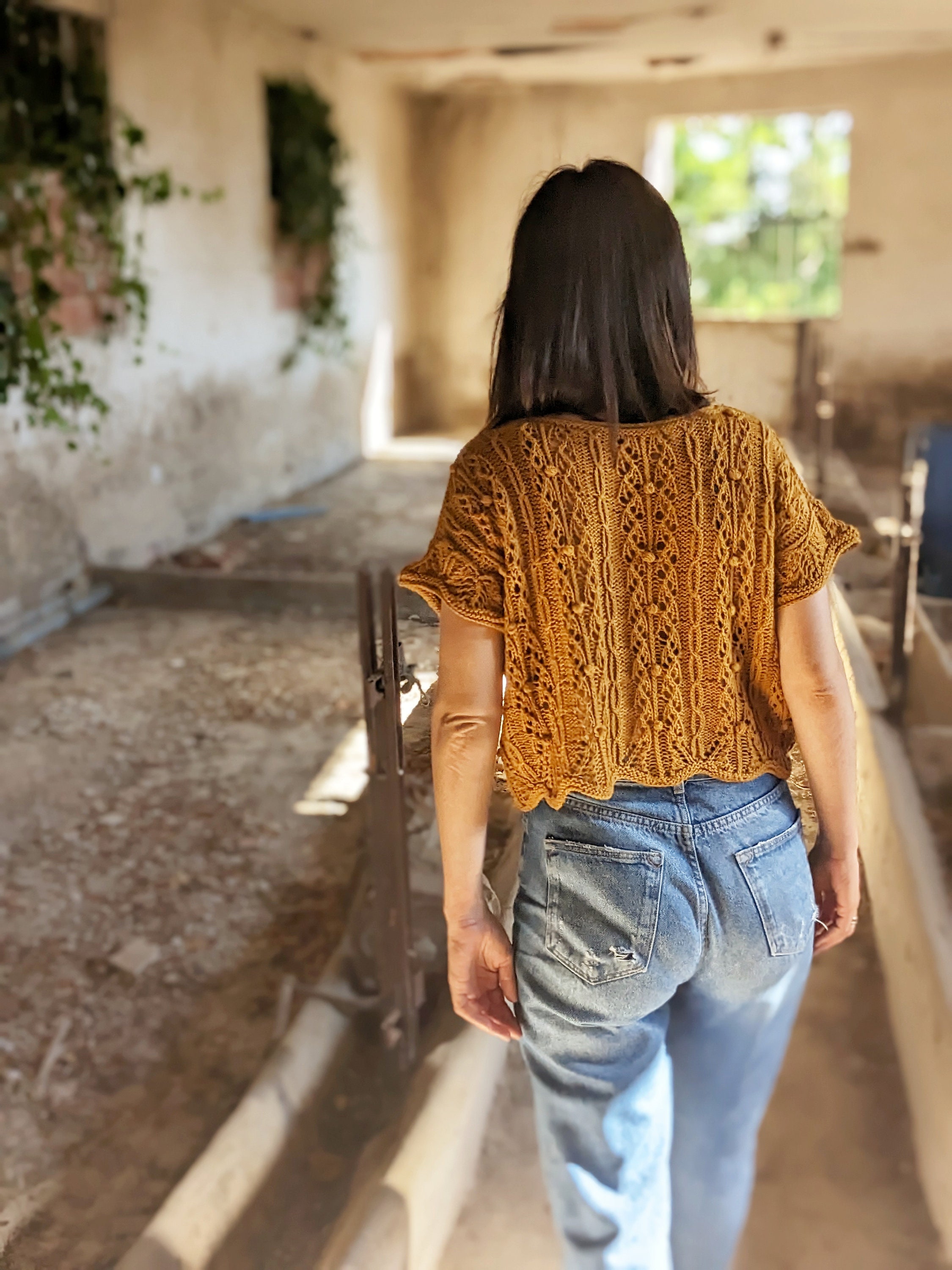 Mara Tee Knitting Pattern (eng) / Patrón De Punto (esp). Lacework ...