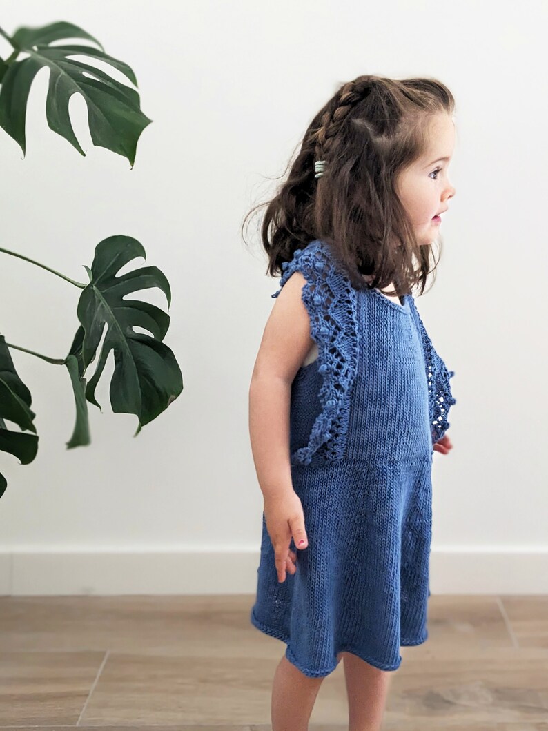 Knitting Pattern eng / Patrón De Punto esp Nora Dress Vestido Children ...