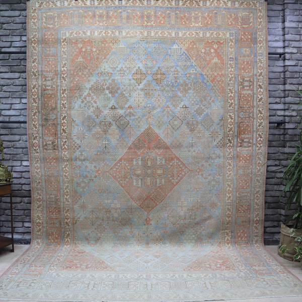 Blue Persian Rug - Etsy