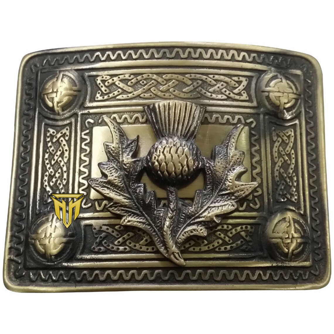 AAEXPO Men's Scottish Kilt Belt Buckle Various Design Antique Finish ...