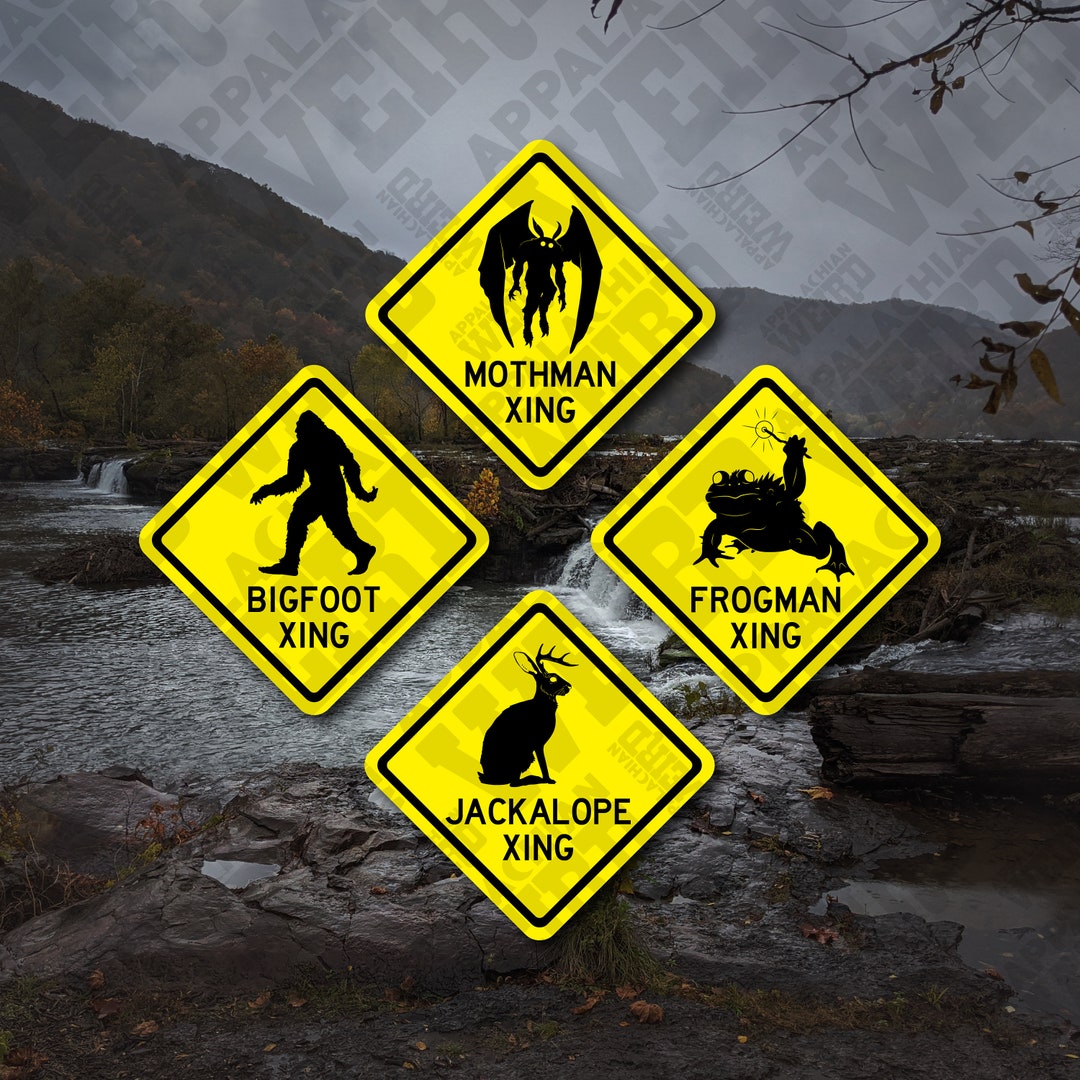 Cryptid Crossing Vinyl Decal - Etsy