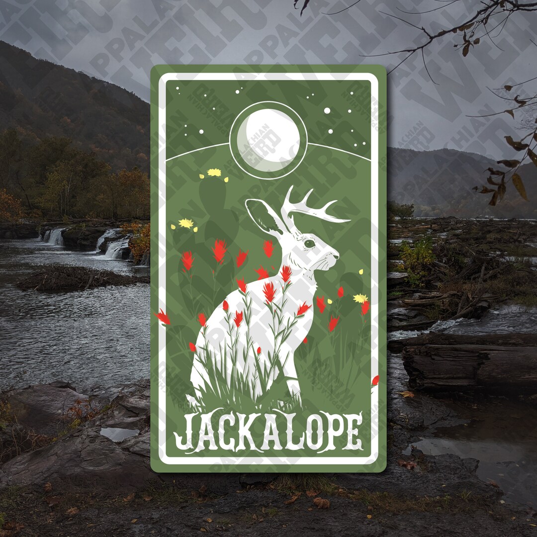 Jackalope Tarot Vinyl Decal - Etsy