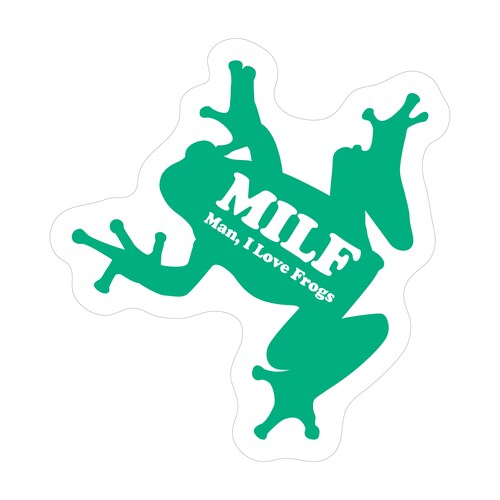 Man I Love Frogs Vinyl Decal - Etsy
